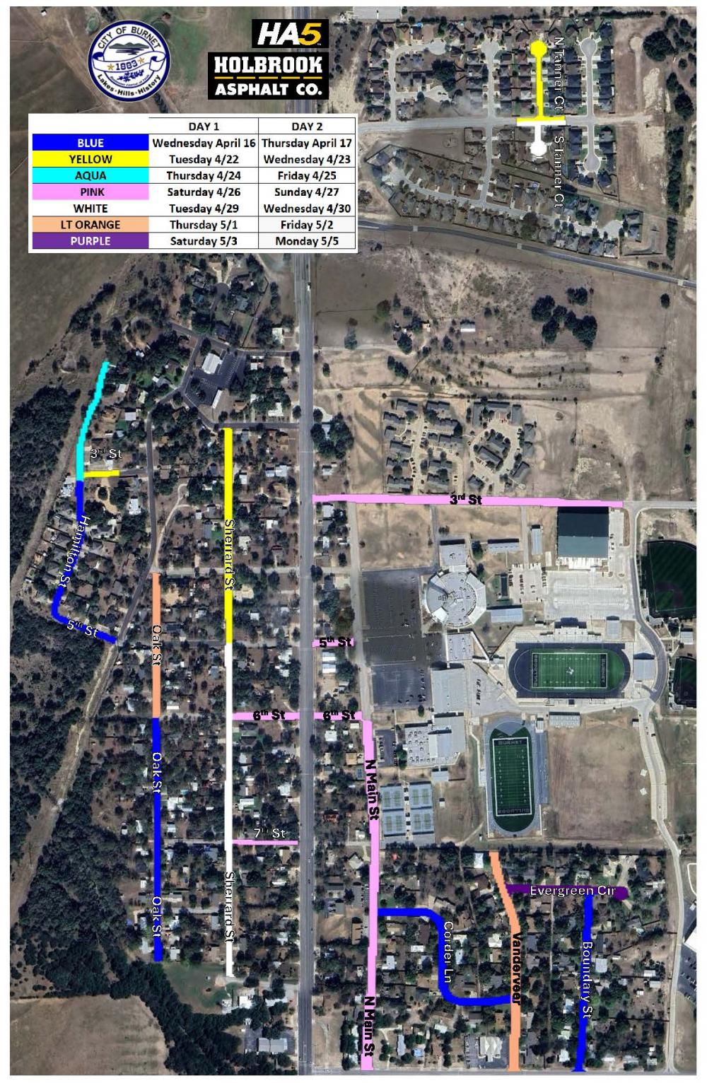 City Street Updates | Burnet Texas